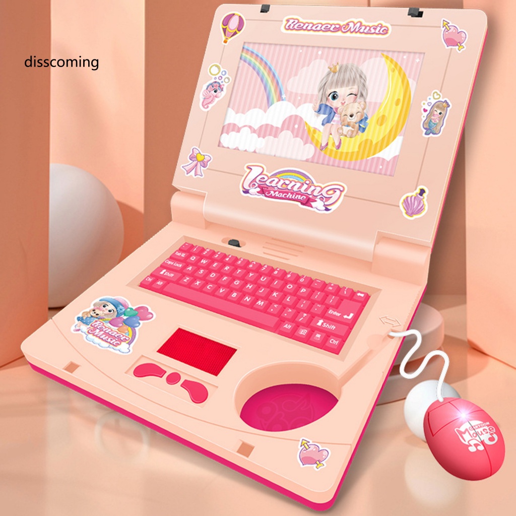 SL| Kids Laptop Toy Children Computer Toy with Mouse Kids Educational ...