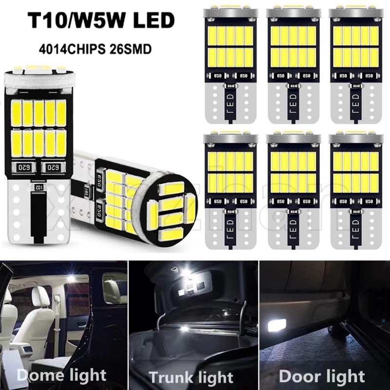 T10 LED Energy Saving Car Width Light Reading Light / Multicolour Long ...