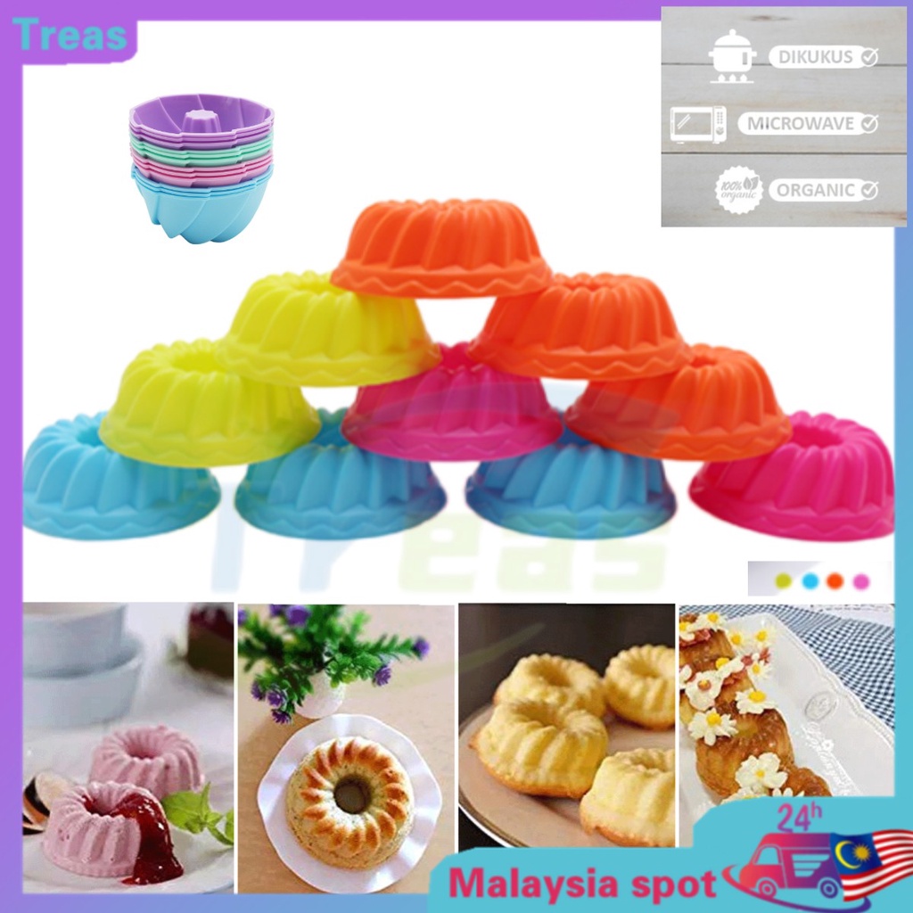 Ready Stock Acuan Kuih Kaswi Viral 12Pc TWISTER Mold AGAR JELLY MINI ...