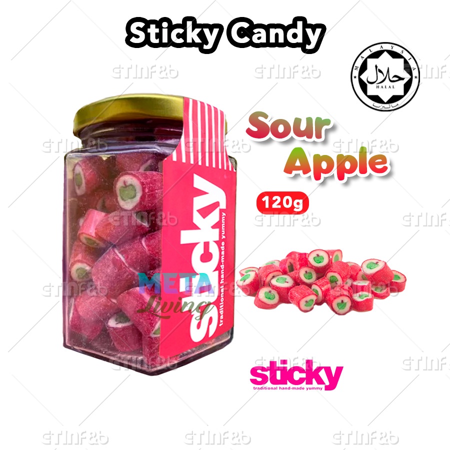 STICKY CANDY GULA-GULA VIRAL STOK SEDIA Thank You Happy Birthday Gift I ...