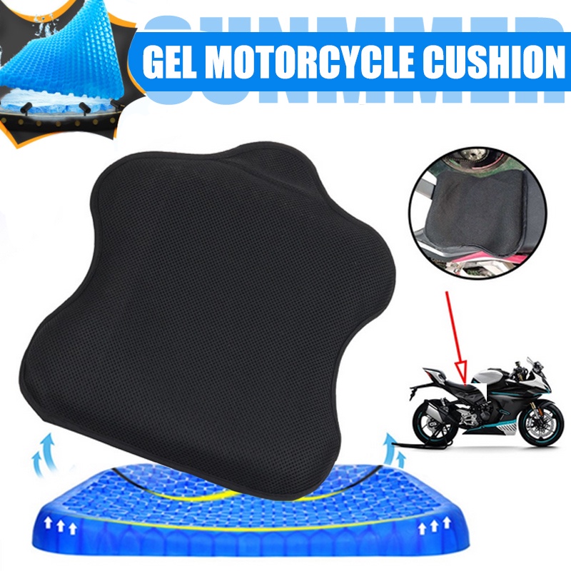 Motorcycle Comfort Gel Seat Cushion Universal Breathable Air Motorbike ...