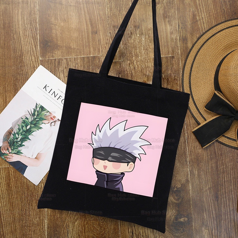 Jujutsu Kaisen Cartoon Shopping Canvas Bag Ryomen Sukuna Itadori Yuji ...