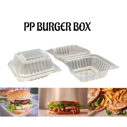 PP BURGER BOX (DISPOSABLE) 100PCS | Shopee Malaysia