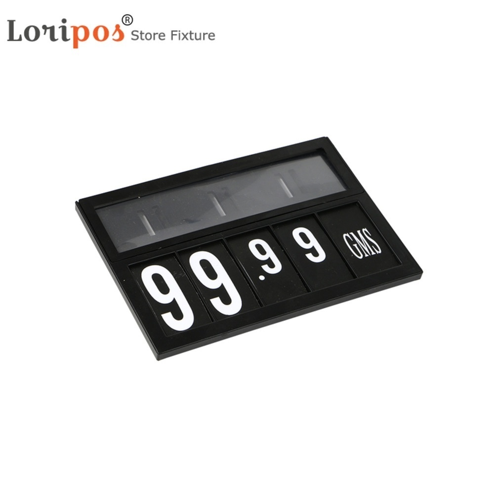 10pcs Supermarket Price Display Digital Chalk Board Pop Frame Clip ...