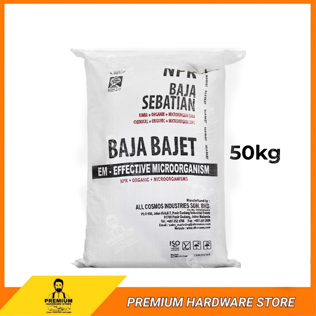 REAL STRONG Baja Bajet 50kg NPK Fertilizer EM Chemical+Organic ...