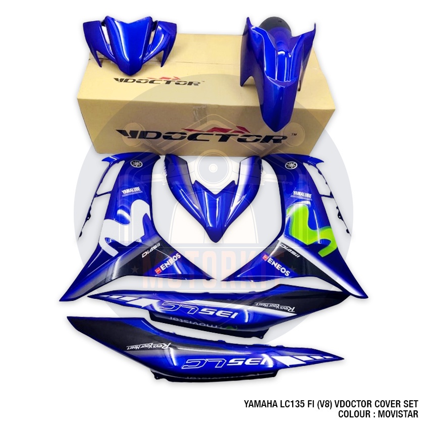 YAMAHA LC135 FI LC 135 FI 135LC FI 135 LC FI V8 DOCTOR BODY COVER SET ...