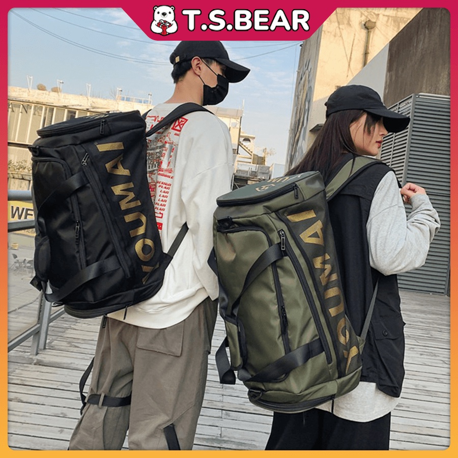 3 Ways Carry Travel Duffel Backpack Fashion Beg Baju Bagpack Outdoor ...