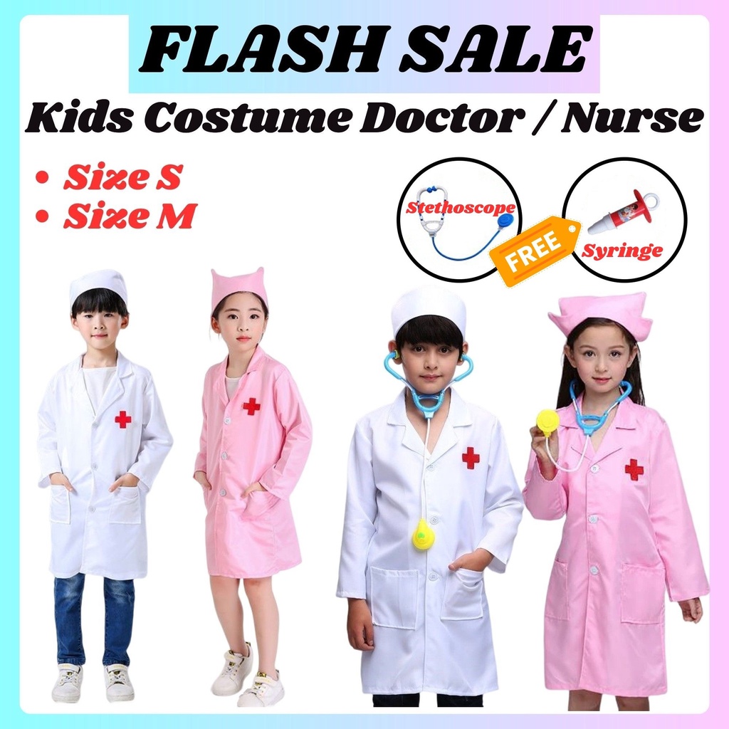 **READY STOCK**Baju Doktor Costume Kids Toys Doctor Stethoscope Toys ...