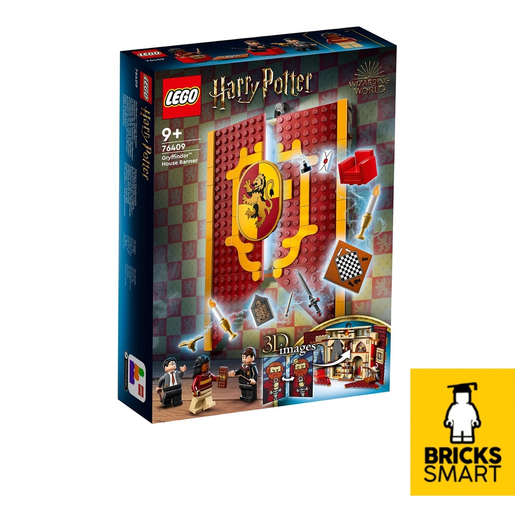 LEGO 76409 Harry Potter Gryffindor House Banner Building Toy Set (285 ...