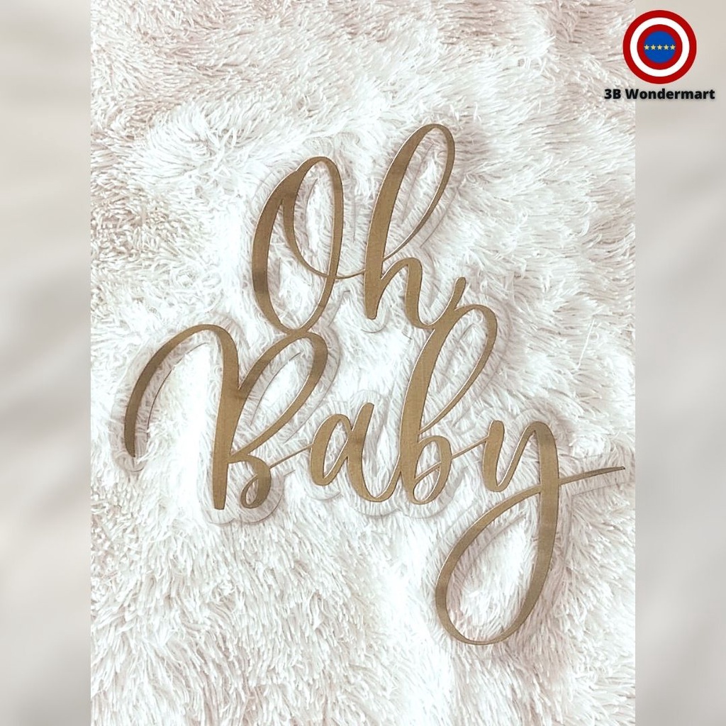 Custom Design Acrylic Backdrop Signage Party Decoration Room Wall ...