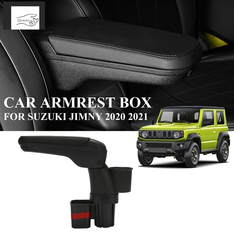 Car Storage Box, PU Leather Central Armrest Box for Suzuki Jimny JB64W ...