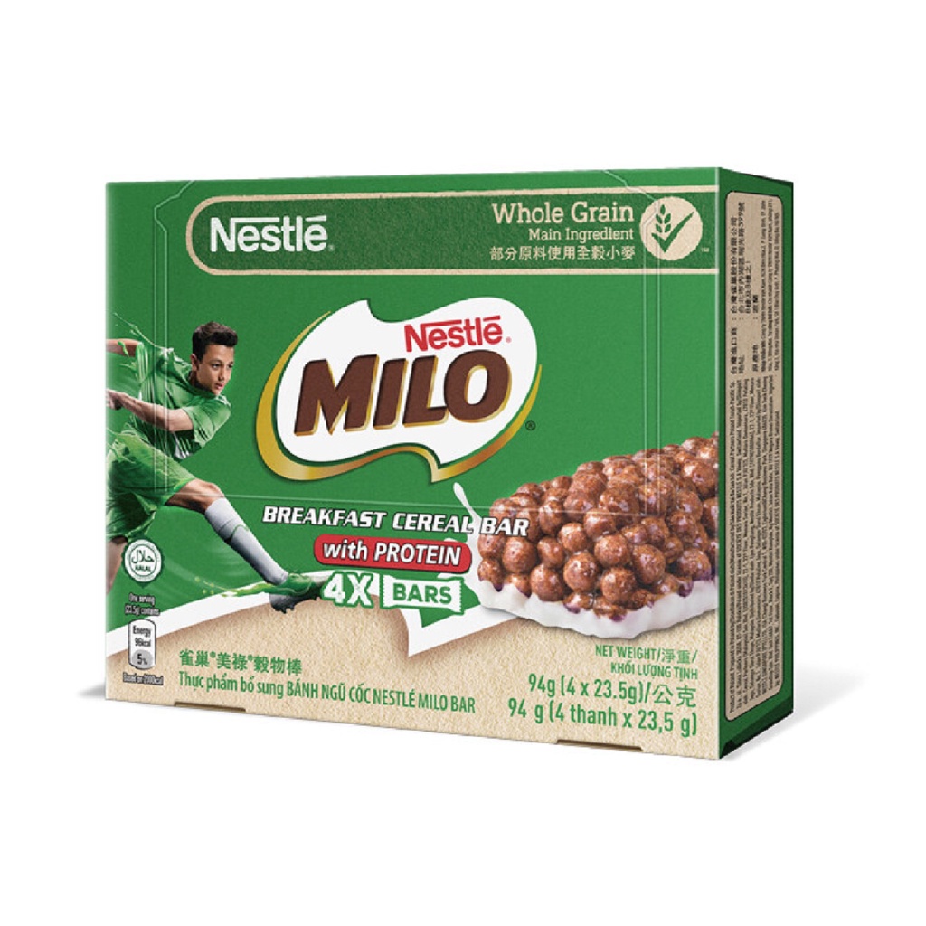 Nestle Milo Breakfast Cereal Bar (4 x 25g) | Shopee Malaysia