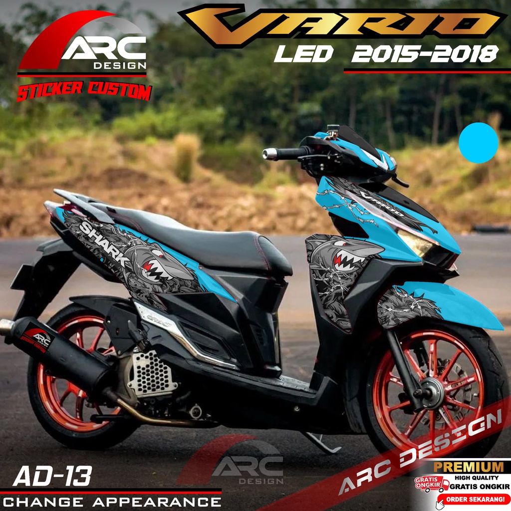 Decal Sticker Honda Vario 125 150 Led 2015 2016 2017 2018 Fullbody ...