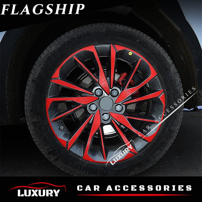 Proton X50 Carbon RIM Sticker Wheel Cover Protection DIY Wheel ...
