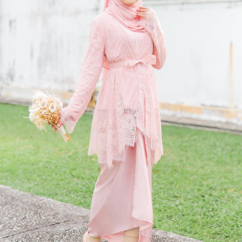 Kurung Moden Lace baju kebaya plus size Embroidery Raya Baju Tunang Nikah Kenduri tamat ...