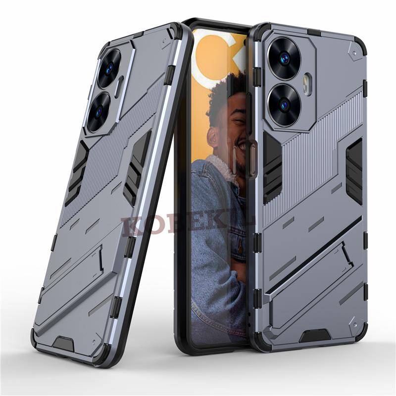 Realme C55 Case Silicone TPU Plastic Armor Shockproof Hard Case Realme ...