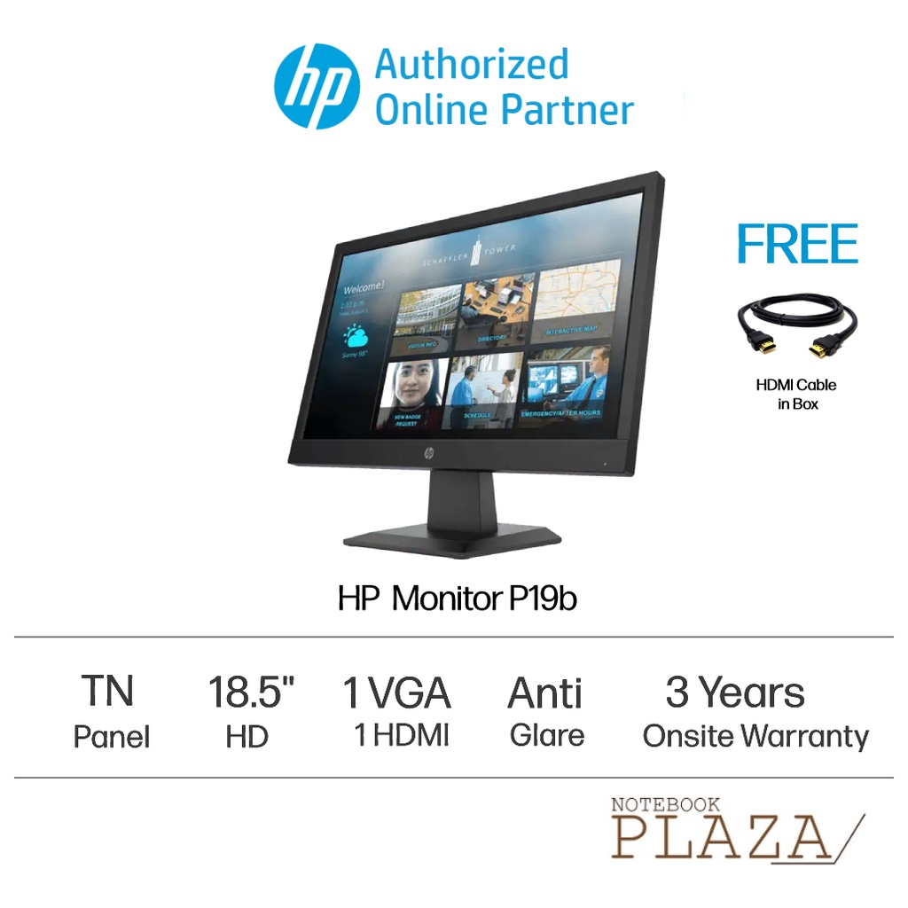 HP P19b G4 Monitor | Shopee Malaysia