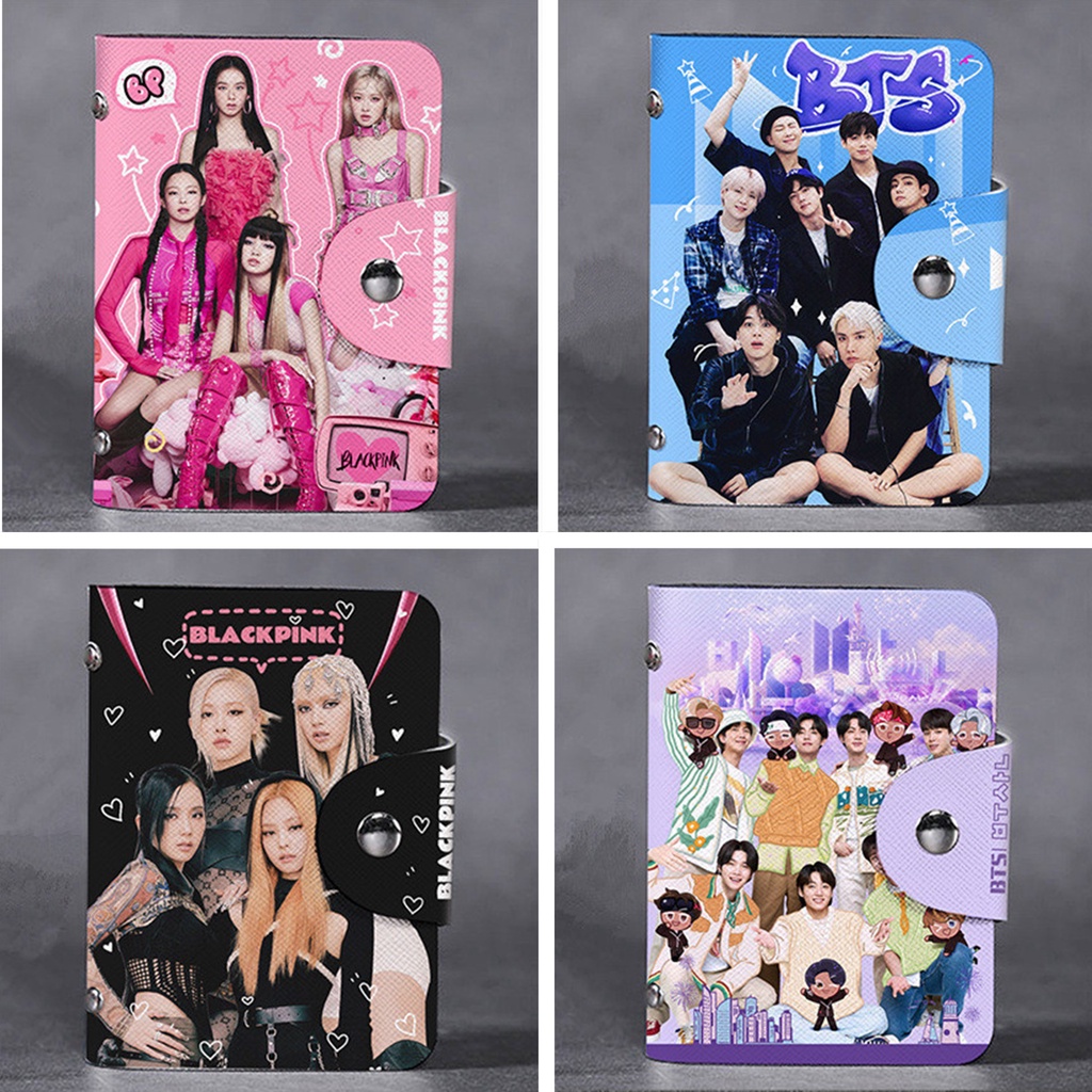 1pc BP TWICE Cards Holder BT-S GOT7 EN STRAY KIDS TX-T Lomo Card Bag ...