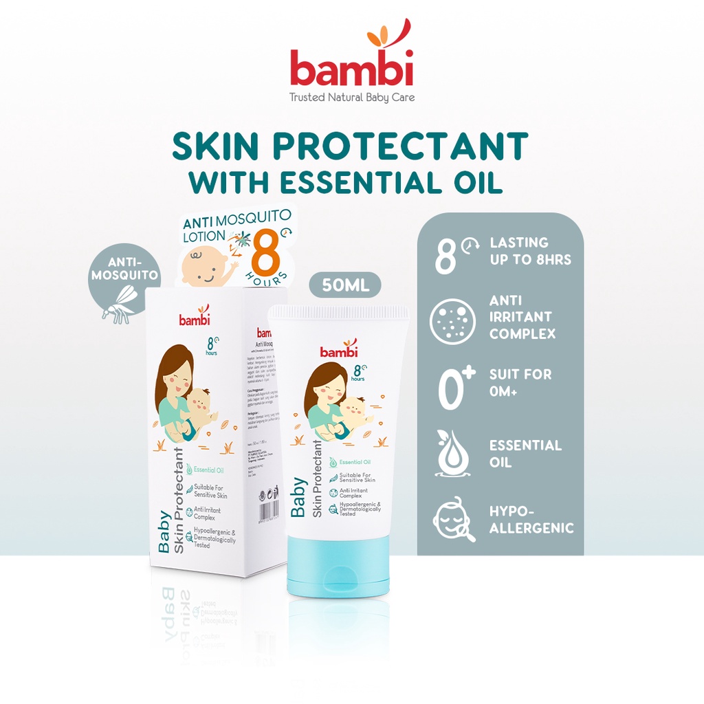 BAMBI Baby Skin Protectant with Essential Oil (+ Anti Mosquito ...