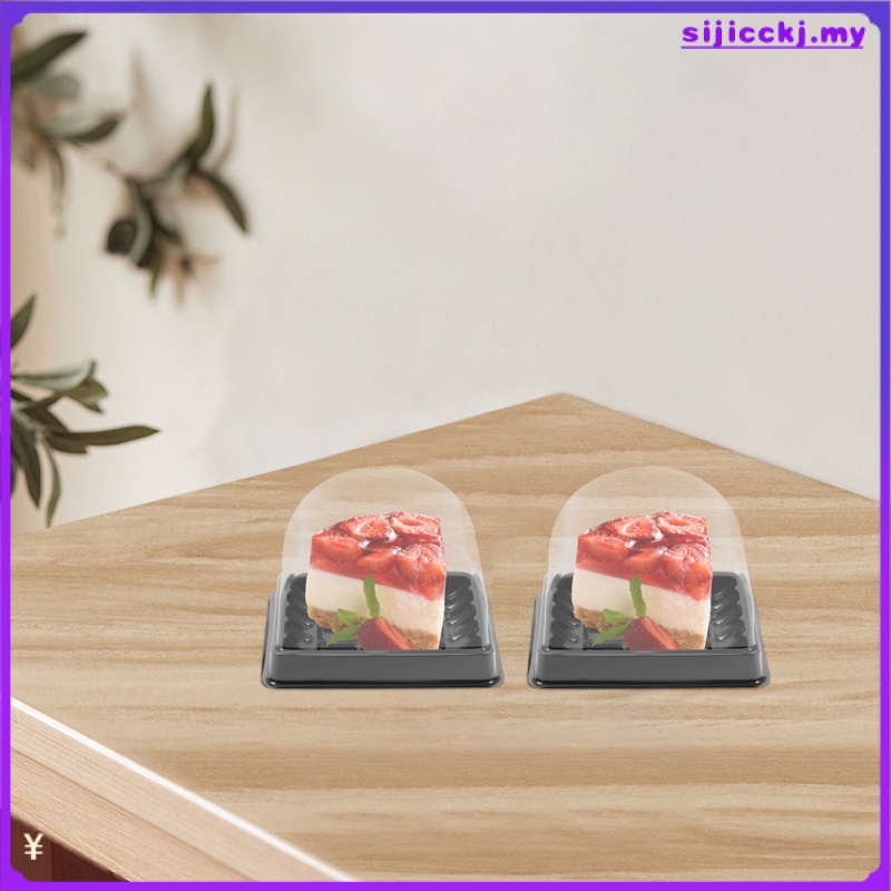 Round Cake Carrier Plastic Trays Food Swiss Roll Container 30 Pcs ...