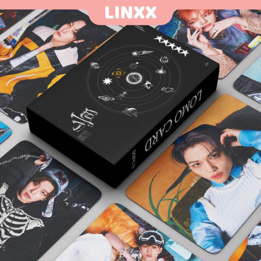 LINXX 55 Pcs Stray Kids 5-STAR Album Lomo Card Kpop Photocards ...