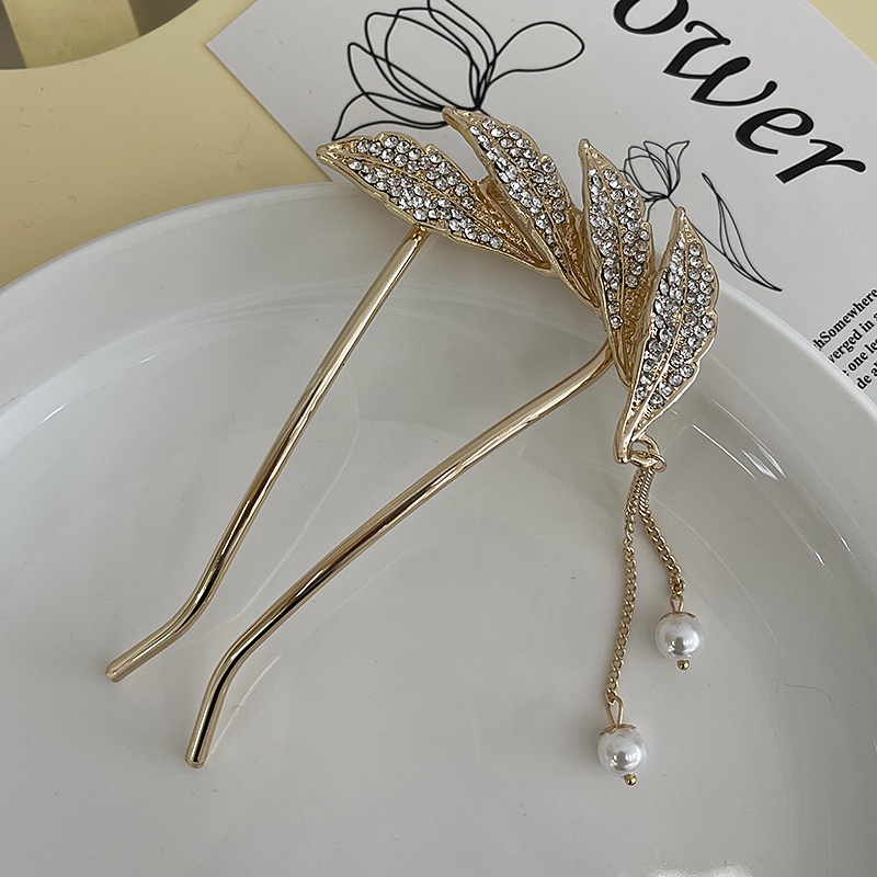 New Chinese-style Antique Metal Hairpin 2023 New Pearl Tassel Hairpin ...