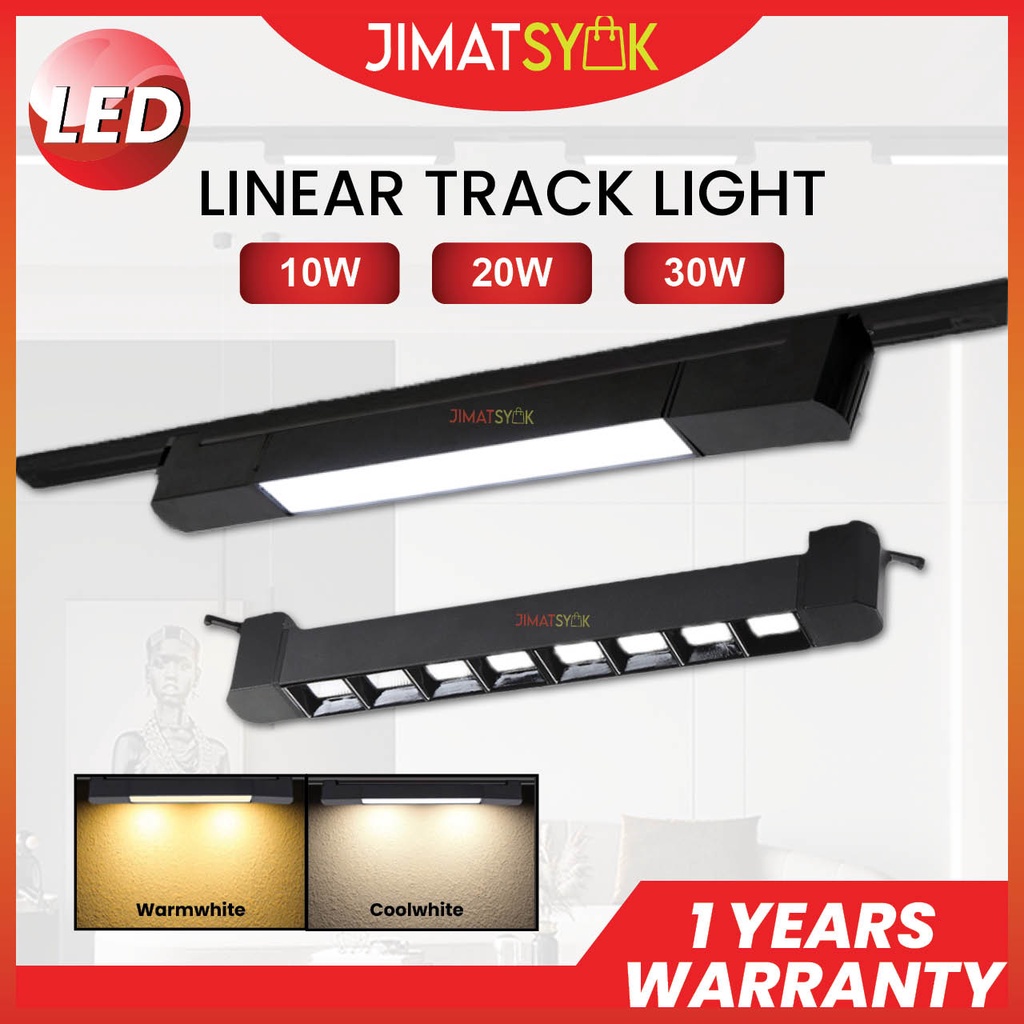 Linear LED Track Light 10W 20W 30W LED Spotlight LED 1 Meter Track Rail ...