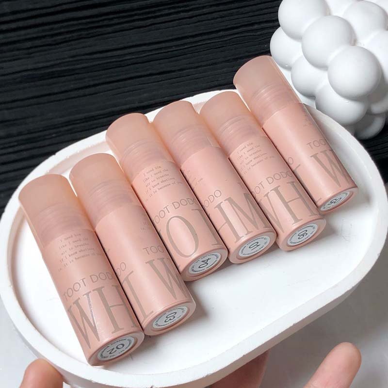 Toot Dodo Velvet Lip Gloss Small Round Tube Not Easy To Fade Moisturize ...