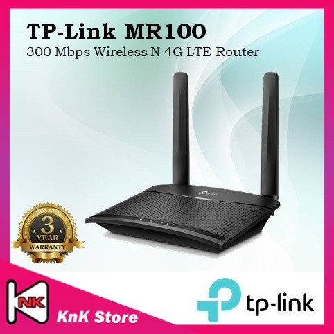 TP-LINK TL-MR100 300 Mbps Wireless N 4G LTE Router | Shopee Malaysia
