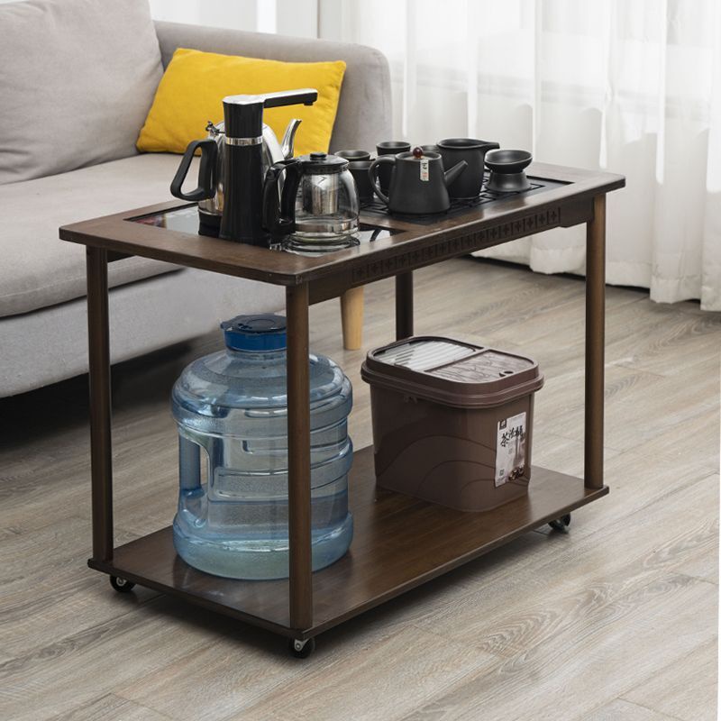 Mobile Tea Cabinet Home Tea Table Simple New Chinese Living Room Small ...