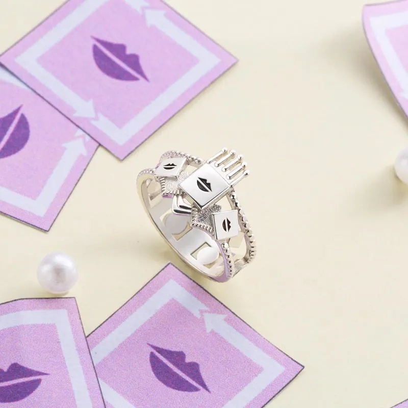 JJBA Stone Ocean Ring Jolyne Cujoh Anasui JoJo Bizarre Adventure Rings ...