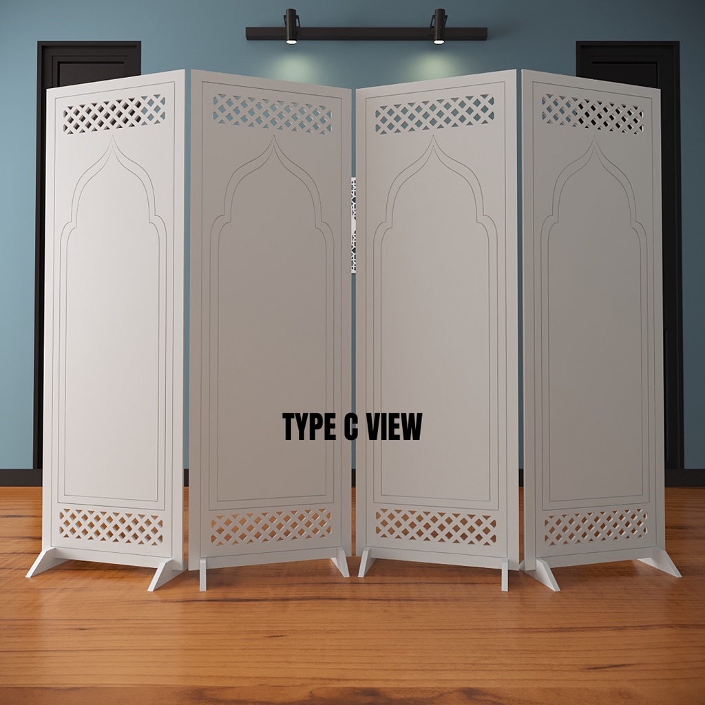 Waterproof Decoration Penghadang surau Partition Home Decor Penghadang ...