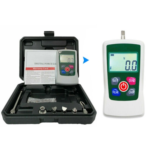 Force Gauge Meter Digital Push Pull Force Meter Tester 500N 50Kgf ...