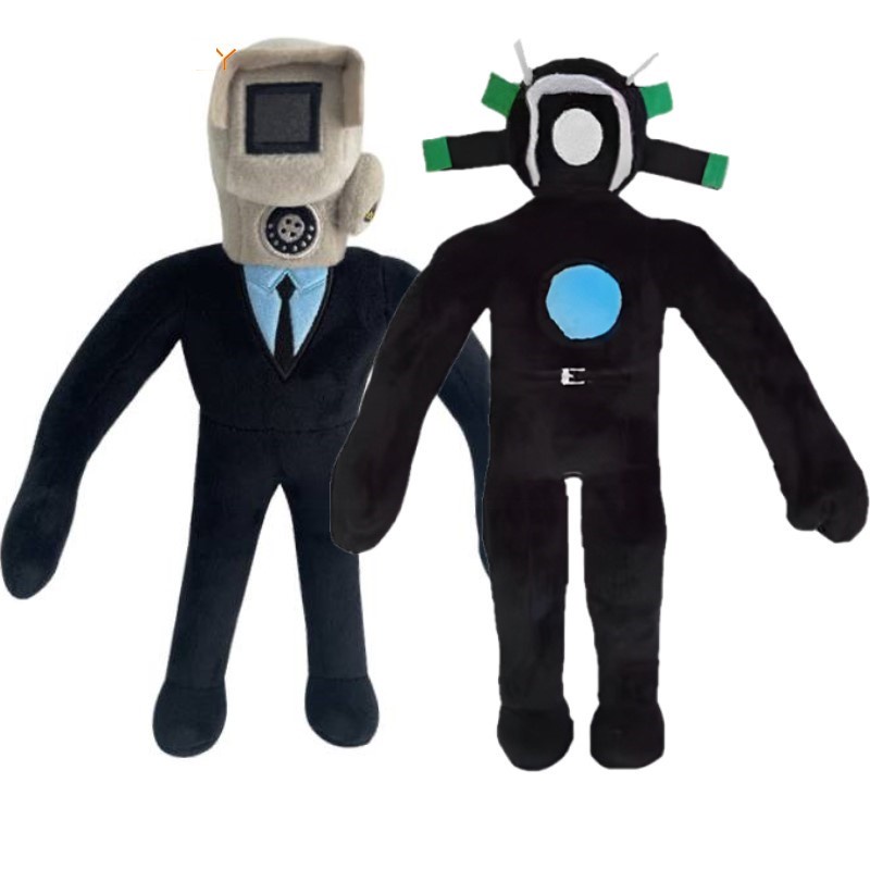 Hychumey 31cm Skibidi Toilet Plush Toy Monitor Man Titan Cameraman ...
