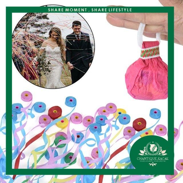 CK Hand Throwing Ribbon 30 Spider Silk Color Strip Bouquet Prop Random ...