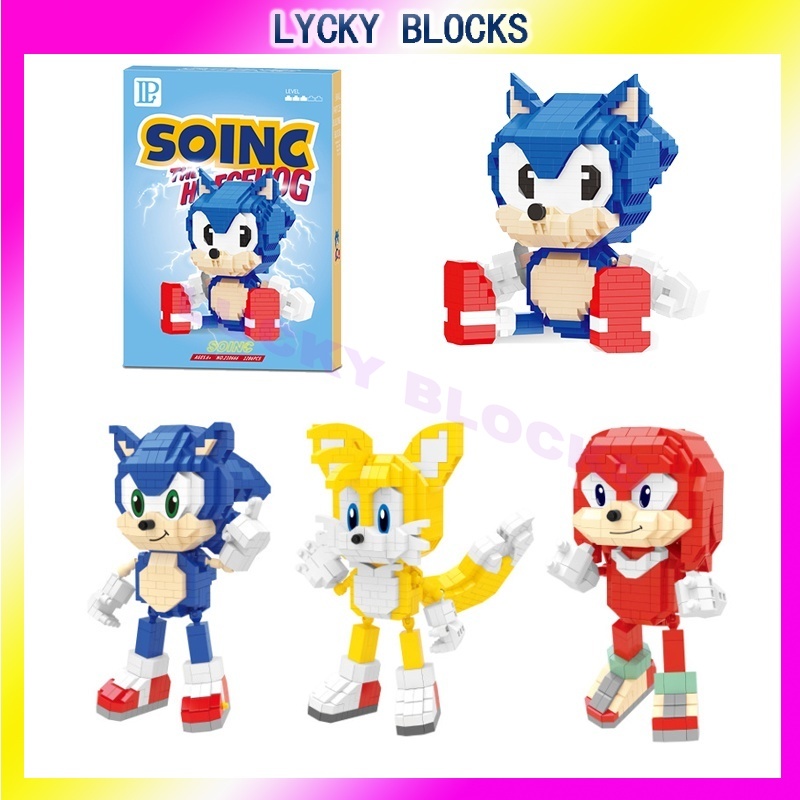 Sonic the Hedgehog Game Miles Prower Knuckle Tower Cartoon Doll ...