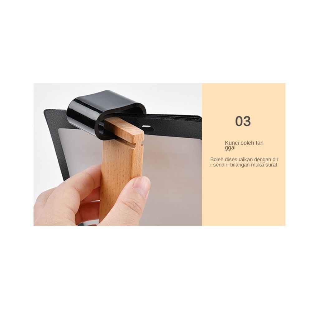 Hotel Ordering Card Display Stand Loose-Leaf Menu Solid Wood Restaurant ...