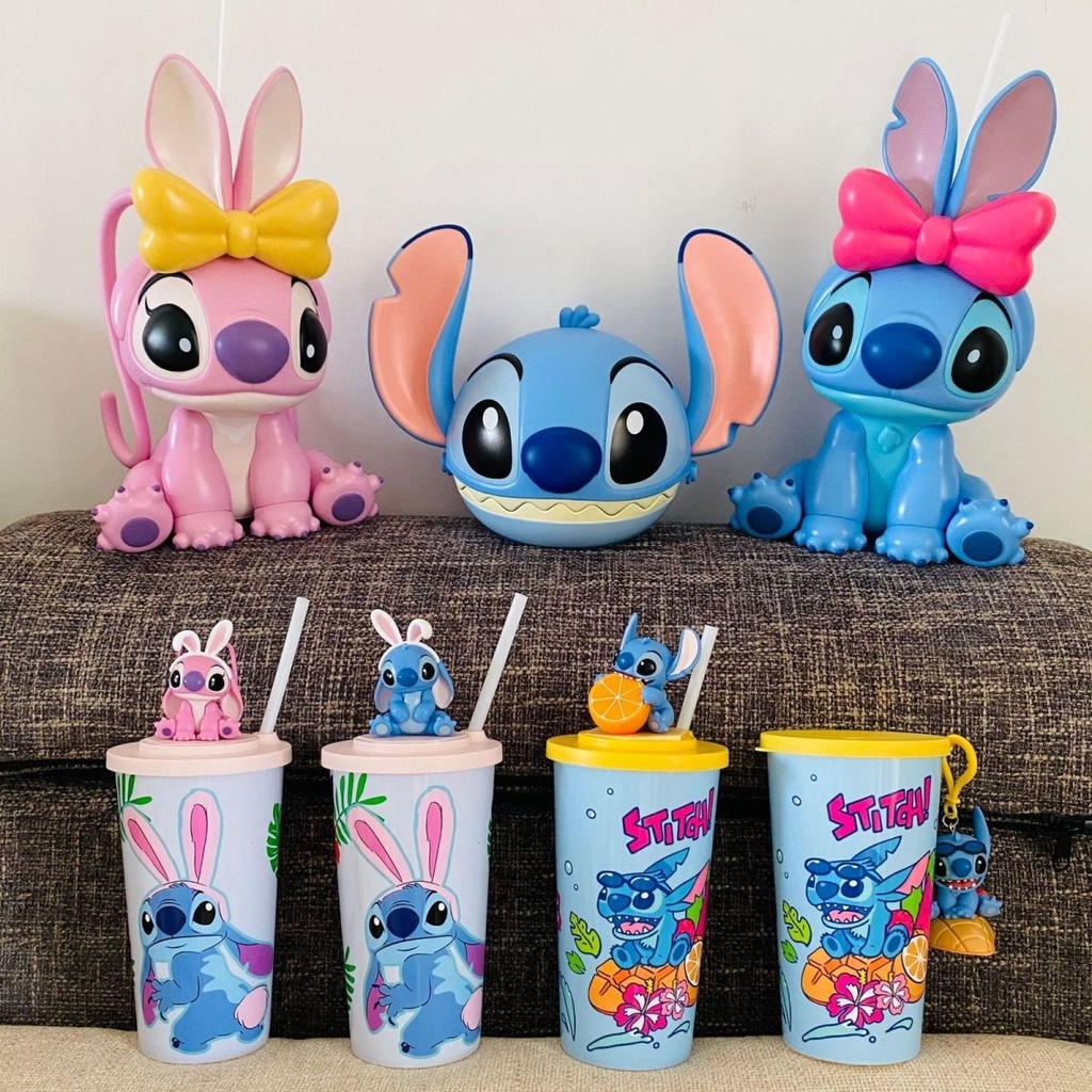 [Perisian Animasi] Disney Stitch bentuk Cup Angel boneka Cup gelas ...