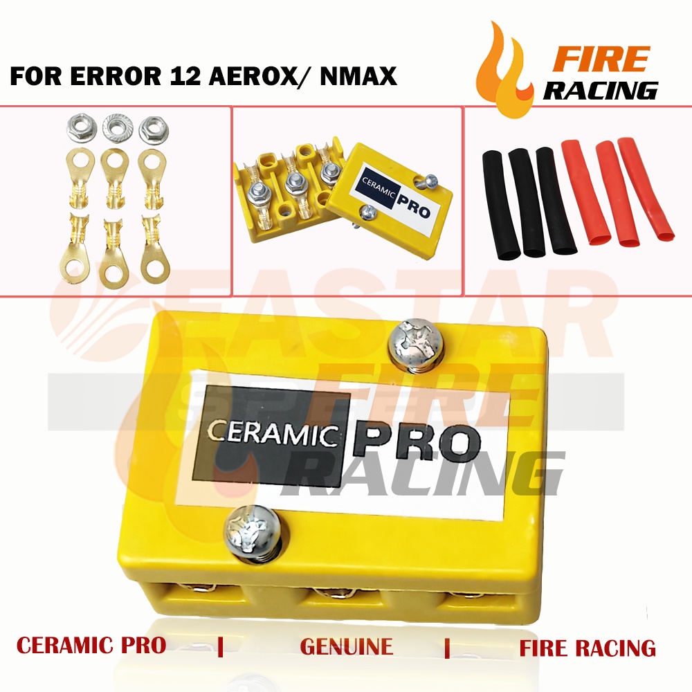 Error 12 Aerox/ Nmax Ceramic pro 100% Ceramic terminal lugs | Shopee ...