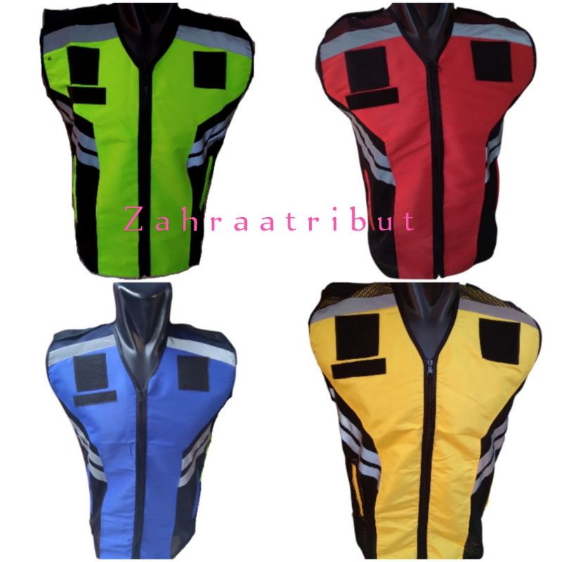INT Touring Vest, Motorcycle Vest, Safety Vest, Taslan Vest. | Shopee ...