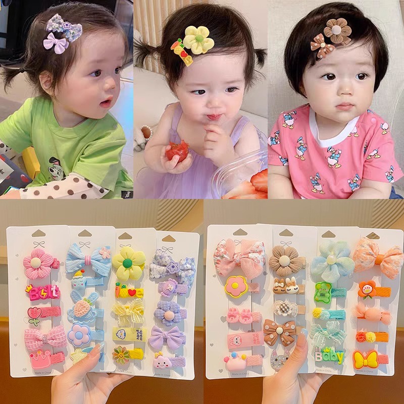 5pcs Cute Hairpin, Baby Forehead Bangs, Hairpin, Girl's New Hairpin ...