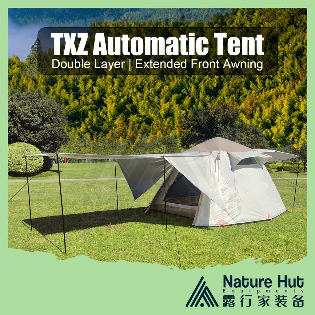 TXZ Automatic Double Layer Tent Outdoor Camping Instant Auto Extended ...