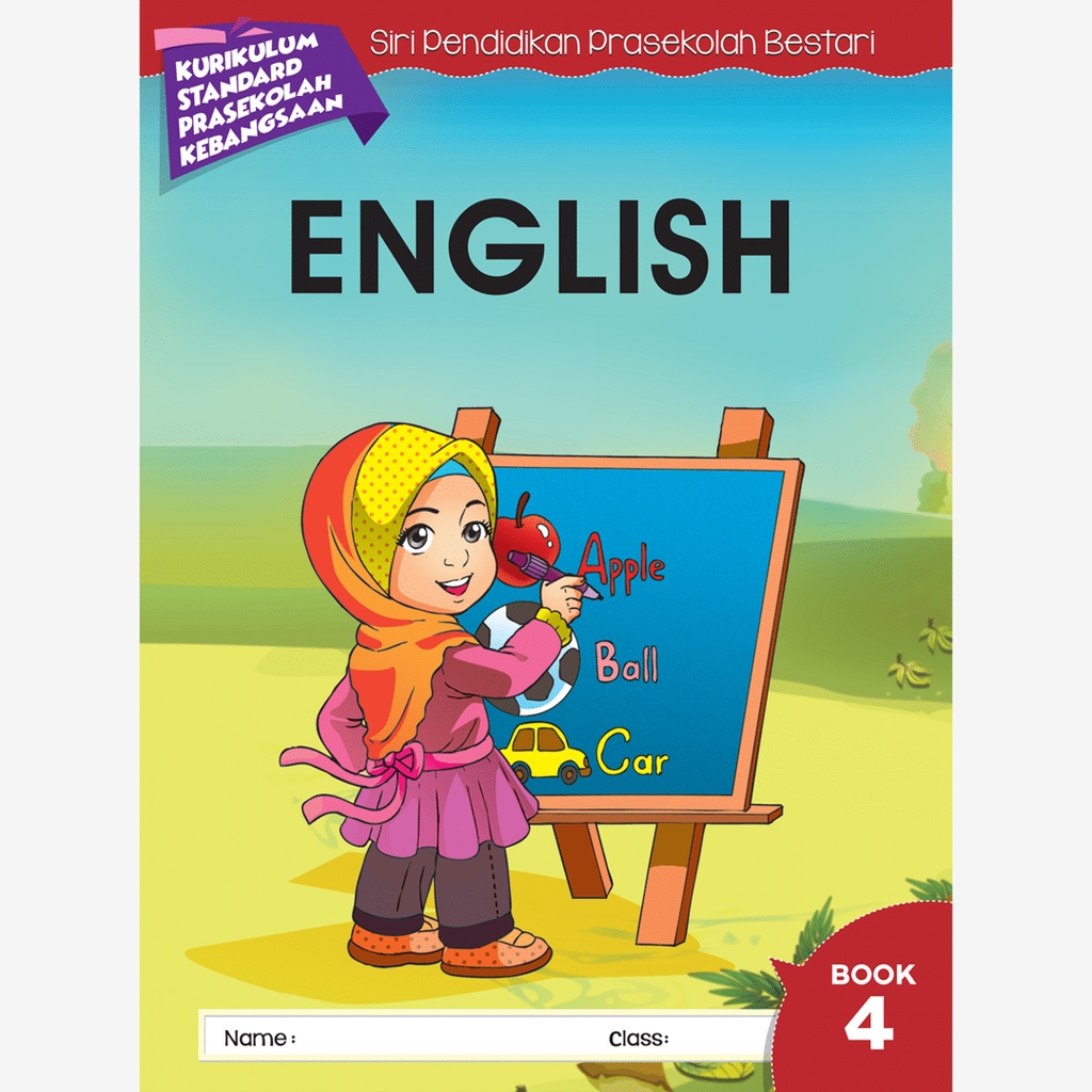 ARAS MEGA : Buku Prasekolah English Book 4 | Shopee Malaysia