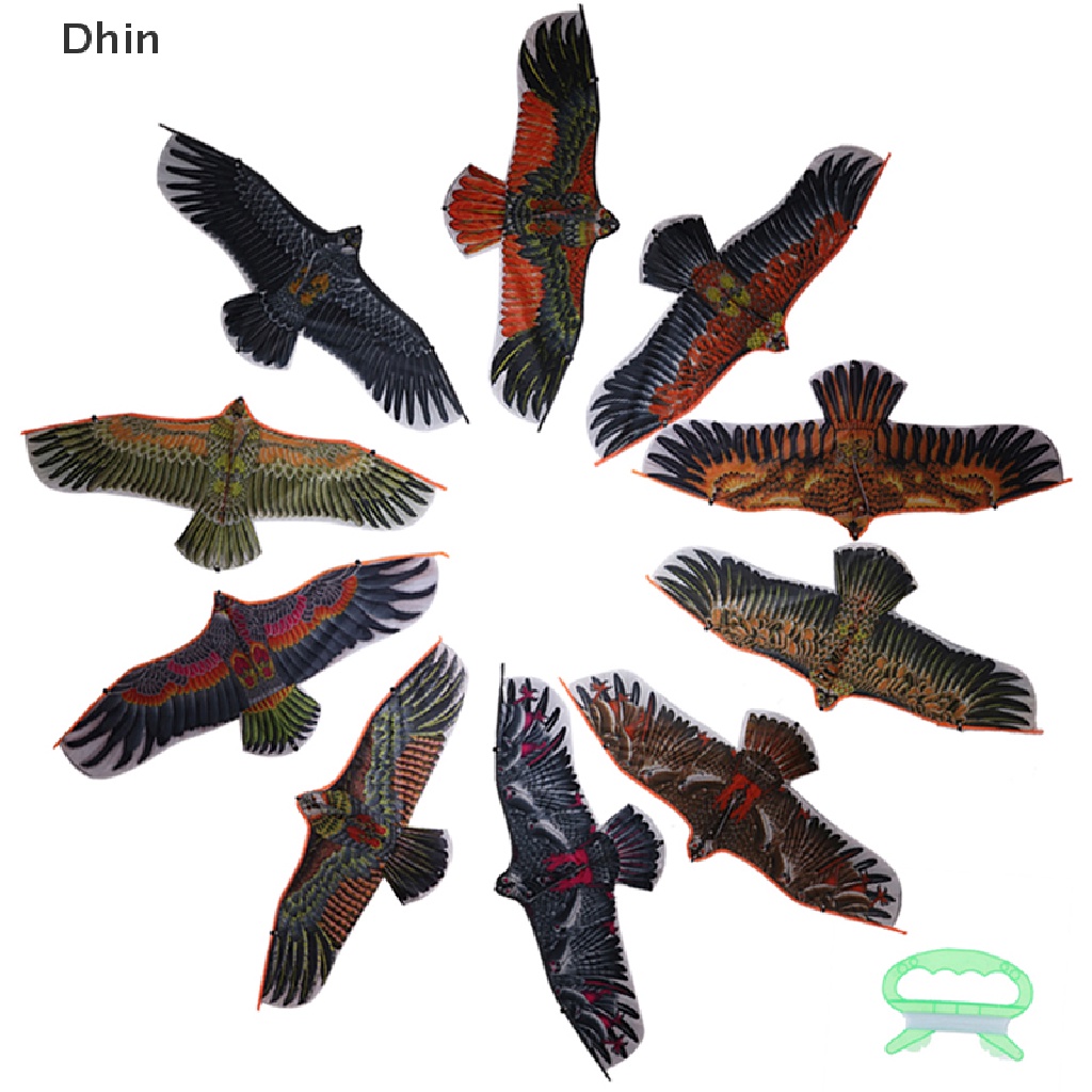 [Dhin] Color Random Outdoor Children Flying Bird Kites 1.1m Flat Eagle ...