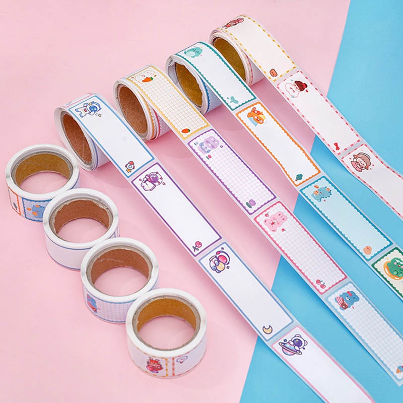 Cute Tape Name Sticker Creative Multifunctional Message Index Sticker ...