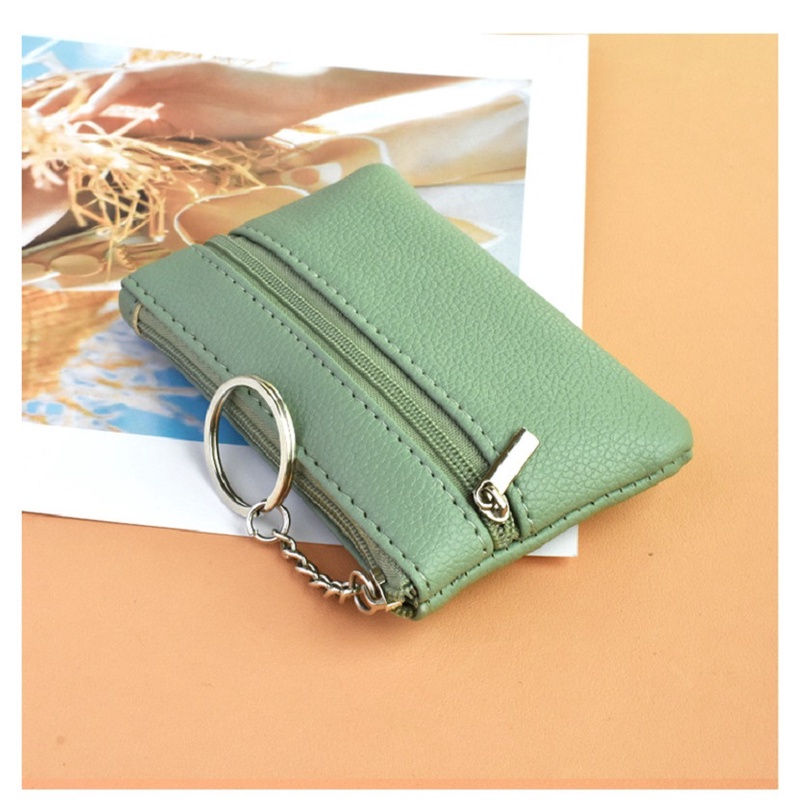 Multi Functional Mini Wallet With Dual Zippers, Small Wallet, Credit ...