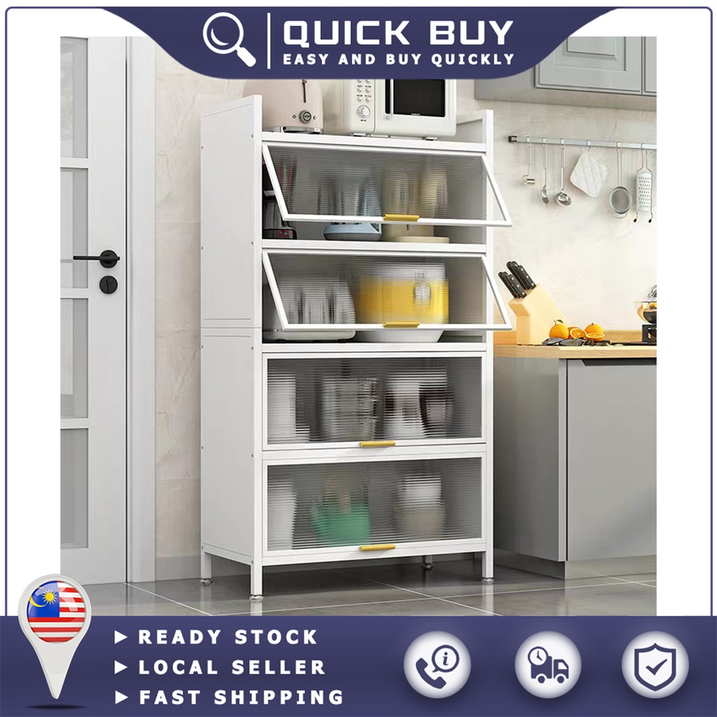 QB KR070 Multipurpose Cabinet Cupboard Household Kitchen Storage ...