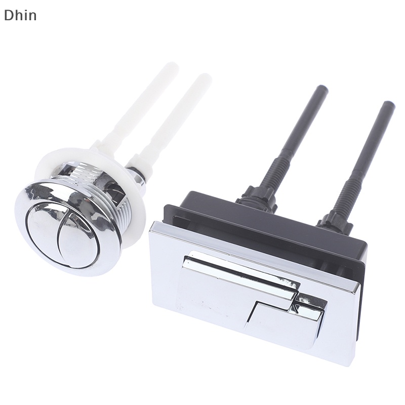 [Dhin] 1pc Dual Flush Toilet Button Round Square Toilet Push Dual Flush ...