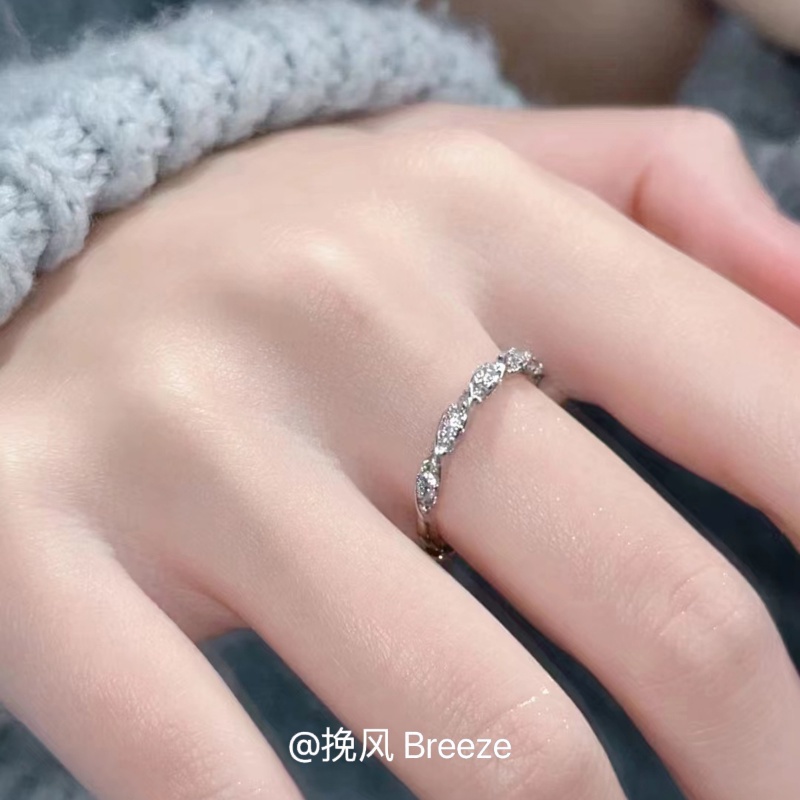 925 Silver Simple Ring Female Twist Ring Fashion Personality Ring Gift | Shopee Malaysia