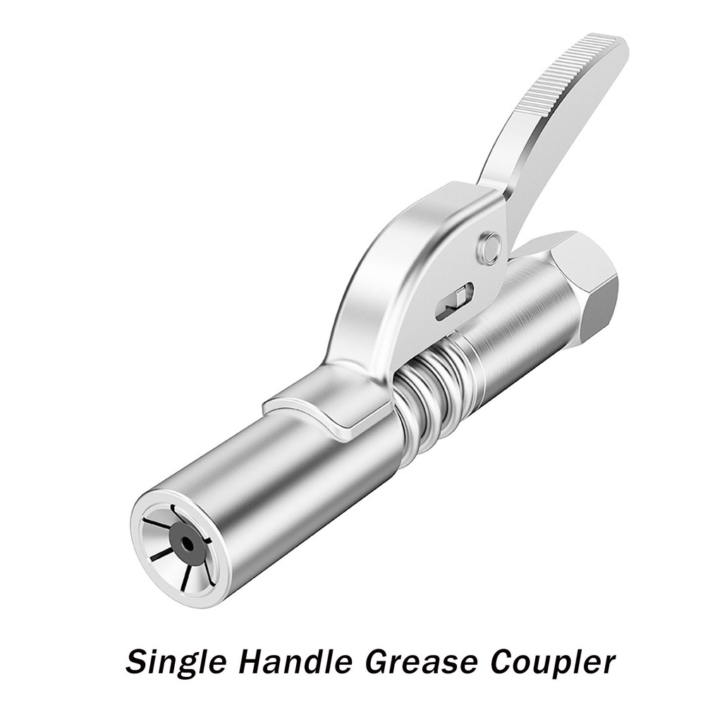 Grease Gun Coupler Mini Manual Grease Pump Head 10000PSI Syringe ...